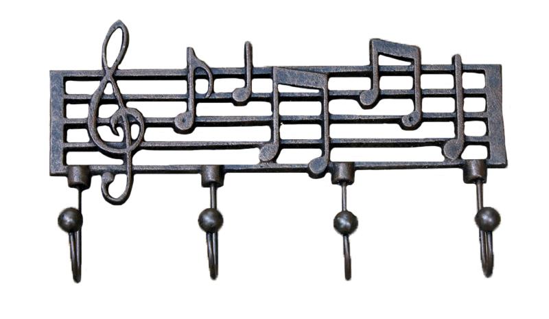Cast Iron Musical Note Hooks – Walton Wood Farm